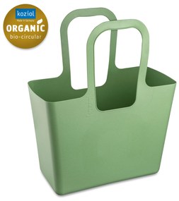 TASCHE XL plážová taška, zásobník, stojan na časopisy a noviny a na hračky Zelená Organic KOZIOL