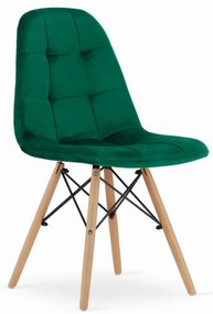 Set čtyř jídelních židlí DUMO - zelené (4 ks)