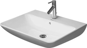 Duravit ME by Starck - Umyvadlo 65x49 cm, s přepadem, s otvorem pro baterii, bílá 2335650000