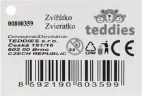 TEDDIES Mačkací antistresový krab plněný pískem / Hračka / Látka / 21