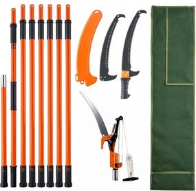 Ruční tyčová pila, 2,2–8,2 m prodlužovací nůžky na stromy – GZJDJZ-8m8