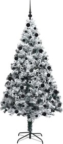 Umělý vánoční stromeček Bílá 210 cm PVC, ocel a plast 3396972