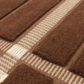 Hnědý/béžový ručně tkaný vlněný koberec 160x230 cm – Asiatic Carpets