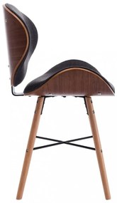 Jídelní židle 2 ks ohýbané dřevo Dekorhome Šedá