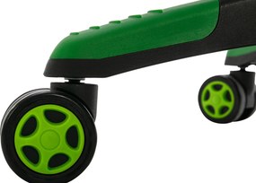 Kancelářská židle Clovis umělá kůže – černá/zelená