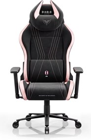 Látková herní židle černo-růžová Diablo X-Horn 2.0 Akira Pink Normal