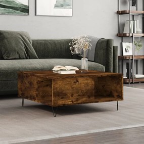 vidaXL Konferenční stolek 80 x 80 x 36,5 cm kompozitní dřevo [830784] Barva: šedá sonoma