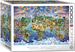 EUROGRAPHICS Puzzle Divy světa / 5000 dílků / 152,4 x 101,6 cm