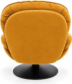 LuxuryForm DESIGN Relaxační otočné křeslo LUNA - medové
