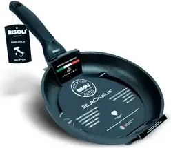 Risoli BLACKPLUS / Nepřilnavá pánev / 24 cm / litý hliník / El Diamant
