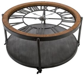 Výrobce po 1 ks Konferenční stolek s hodinami CHRONO 89,5x47 cm P5699