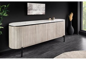 Massive home | Komoda  ADLON 170cm mramorová deska mango