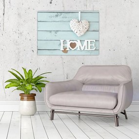 Skleněný obraz - I love home (70x50 cm)