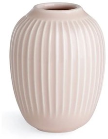 Světle růžová kameninová váza Kähler Design Hammershoi, ⌀ 8,5 cm