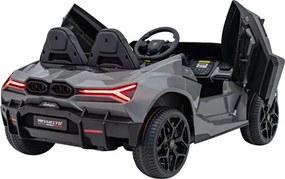 Elektrické autíčko Lamborghini Revuelto XL šedé
