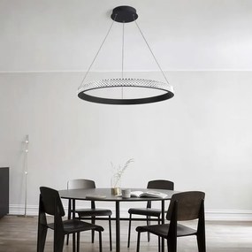 Toolight Toolight, LED stropní svítidlo, 4000K, 24W, APP1512-CP, černá, OSW-05473