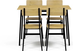 Autronic Jídelní set AUT-O2155 Odstín: Dub divoký