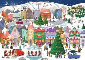 Ravensburger Puzzle Vánoční město / 1000 dílků / od 14 let