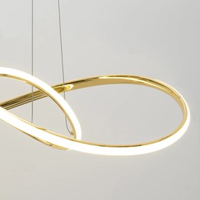 Toolight Toolight, LED stropní svítidlo, neutrální světlo 4000K, 32W, APP1601-CP, zlatá lesklá, OSW-05478