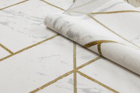 Dywany Łuszczów Kusový koberec Emerald geometric 1012 cream and gold ROZMĚR: 240x330
