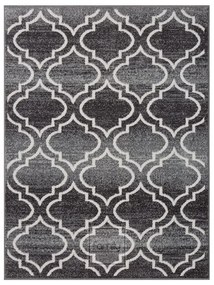 Originální šedý koberec ve skandinávském stylu Šířka: 160 cm | Délka: 220 cm