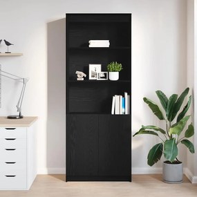 Vysoká deska Černý dub 70x35x180 cm kompozitní dřevo 3328472