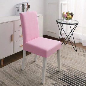 Elastické potahy na jídelní židle (10-20) Barva: Růžová