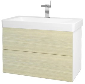 Dřevojas Koupelnová skříň VARIANTE SZZ2 85 Varianta: N01 Bílá lesk / N08 Cosmo