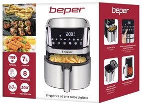 Beper P101FRI070 digitální horkovzdušná fritéza, 7 l