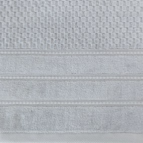 BAVLNĚNÝ RUČNÍK ADORE SADA 6KS 50X90 CM STŘÍBRNÁ