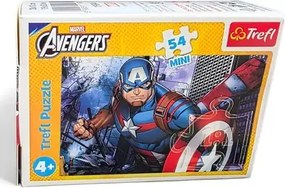 TREFL Puzzle Avengers: Kapitán Amerika / 54 dílků / 20 x 13 cm