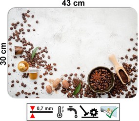 PokojovaDekorace.cz, Prostírání - 451, Kávová zrna, 43x30cm