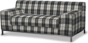 Potah na pohovku IKEA Kramfors 2-místná barva černá látka pletený vzor, vzorované