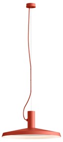 WEVER & DUCRÉ ROOMOR SUSPENDED 1.0 E27 Barva: Korálově Červená, Speciální typ: Shade 4.0 | 2.5m, Další parametry: Stínítko: Korálově Červená + Bílá T…