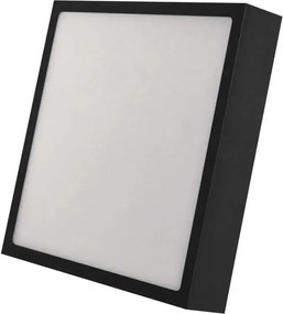 Led panel nástěnný Nexxo, čtverec, černý, 21W, Cct