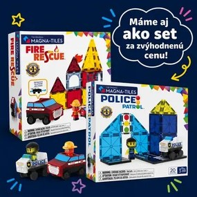 MAGNA-TILES Magnetická stavebnice Fire Rescue / 27 dílů / od 3 let