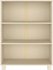 Knihovna HAMAR medově hnědá 85 x 35 x 112 cm masivní borovice 340484
