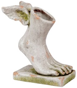 Noha, dekorace z MgO keramiky s otvorem na květináč - ZB1866