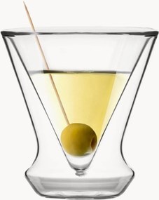 Sada sklenic na martini z borosilikátového skla Soho, 2 díly