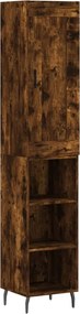 Skříň highboard kouřový dub 34,5 x 34 x 180 cm kompozitní dřevo 3200342