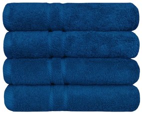 SCANquilt bavlněný ručník COTTONA středně modrá osuška 100 x 150 cm