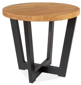 Konferenční stolek Cathern 3 (dub + černá). 1050059