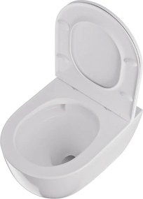 UPTrend Závěsný WC komplet bez příruby CANEO VORTEX TR2196DF včetně Soft-Close sedátka, bílá lesk