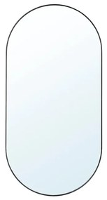 In-Design Zrcadlo OvalLine - černý matný rám, 1000x500 mm