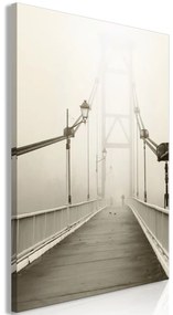 Obraz - Bridge in the Fog (1 Part) Vertical