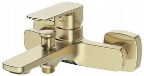 Cersanit Larga, nástěnná vanová-sprchová baterie, zlatá matná, S951-378