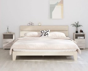 vidaXL Noční stolky HAMAR 2 ks 40 x 35 x 62 cm masivní dřevo [340418] Barva: Bílá