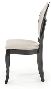 HALMAR VELO židle černá/béžová