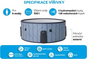 Mspa | Vířivý bazén MSPA Tidal F-TD066WE | 11400306