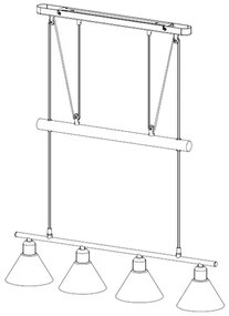 Stropní osvětlení Pepe